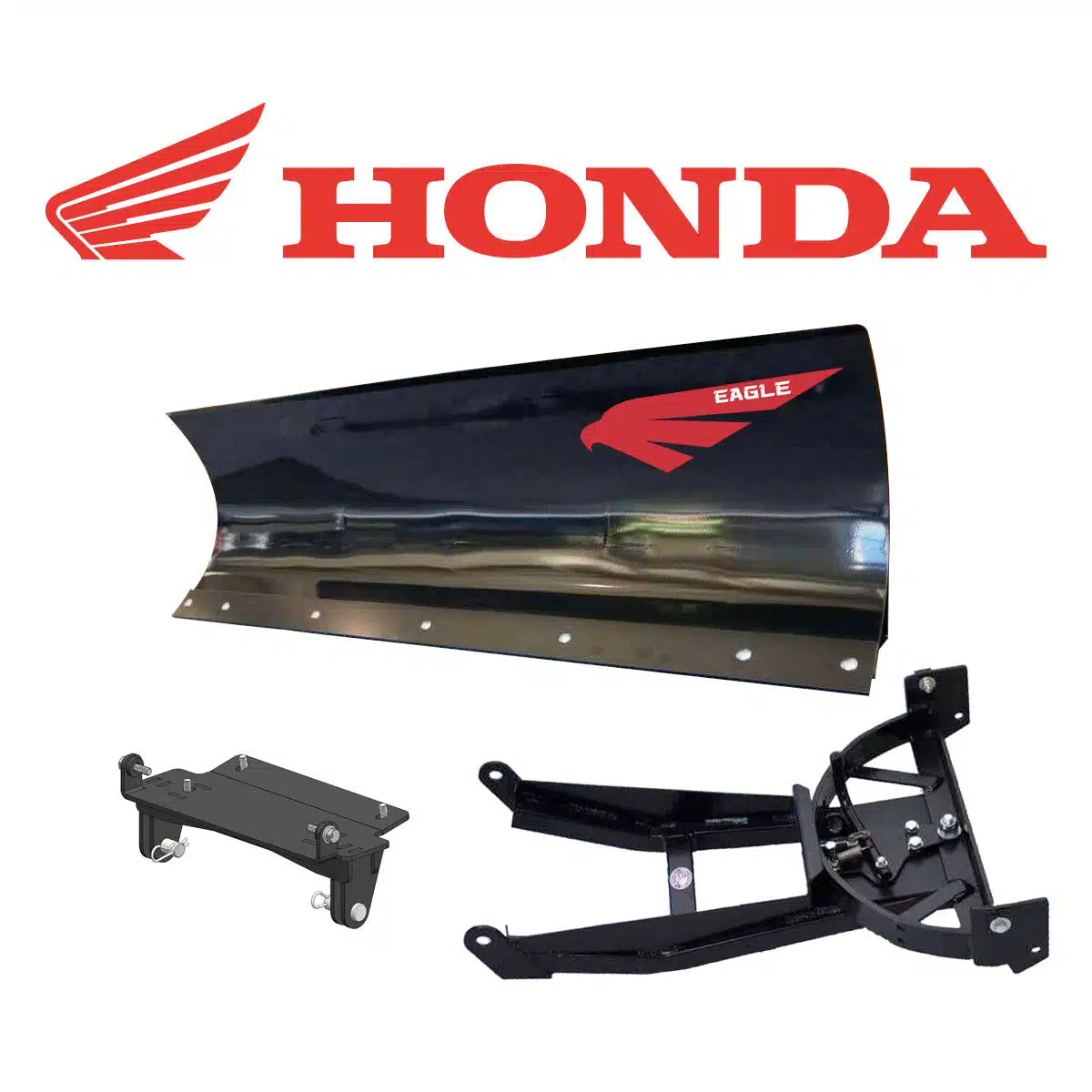 Eagle Snow Plow 72″ UTV Steel Front-Mount Complete Plow System for 100 ...